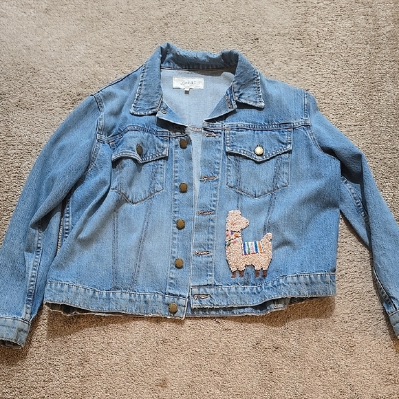 THE GREAT. | Jackets & Coats | The Great Custom Embroidered Denim ...